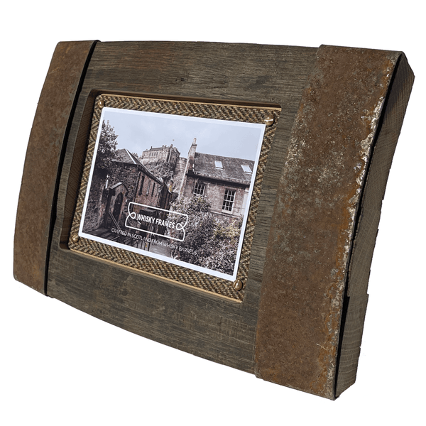 Whisky Barrel Photo Frames Personalisable & Handmade from Rustic Oak ...