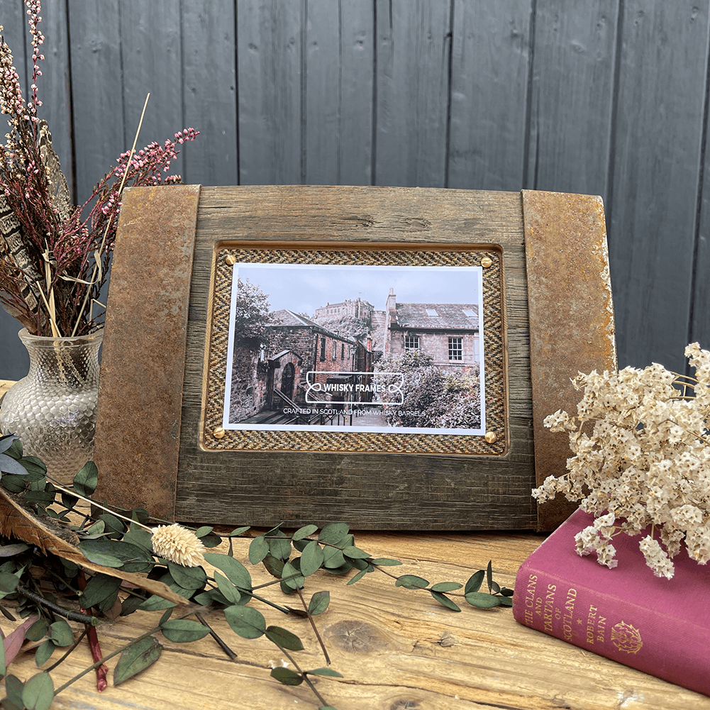 Whisky Barrel Photo Frames Personalisable & Handmade from Rustic Oak ...
