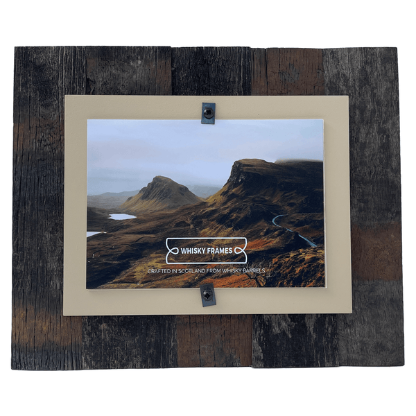 Kiln 5 - 5x7 Reclaimed Whisky Barrel Wood Photo Frame - Whisky Frames