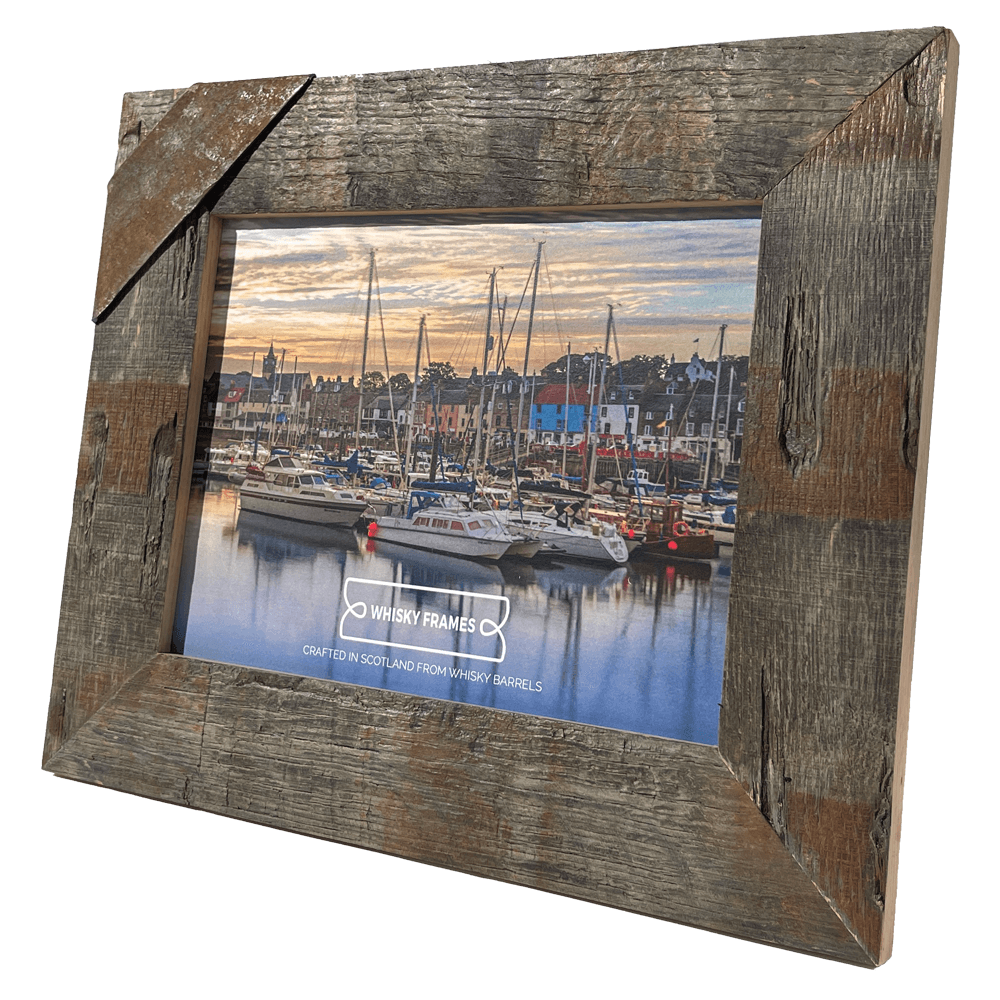 Whisky Barrel Photo Frames Personalisable & Handmade from Rustic Oak ...