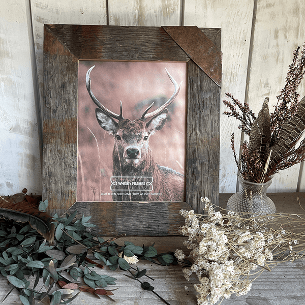 Whisky Barrel Photo Frames Personalisable & Handmade from Rustic Oak ...